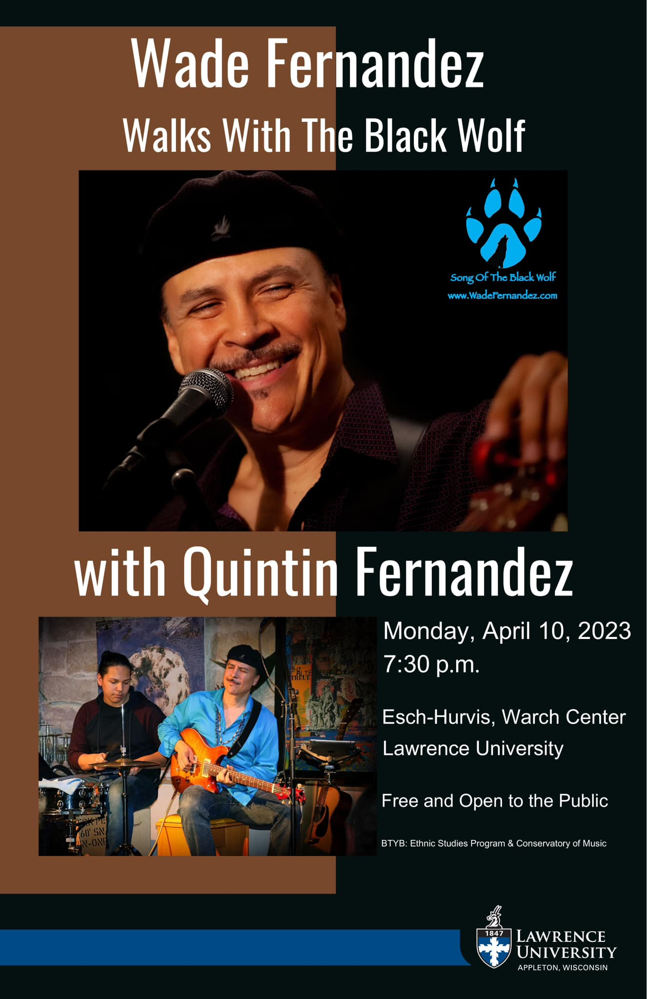 Appleton, April 10, 2023: Wade Fernandez (Walks With the Black Wolf ...