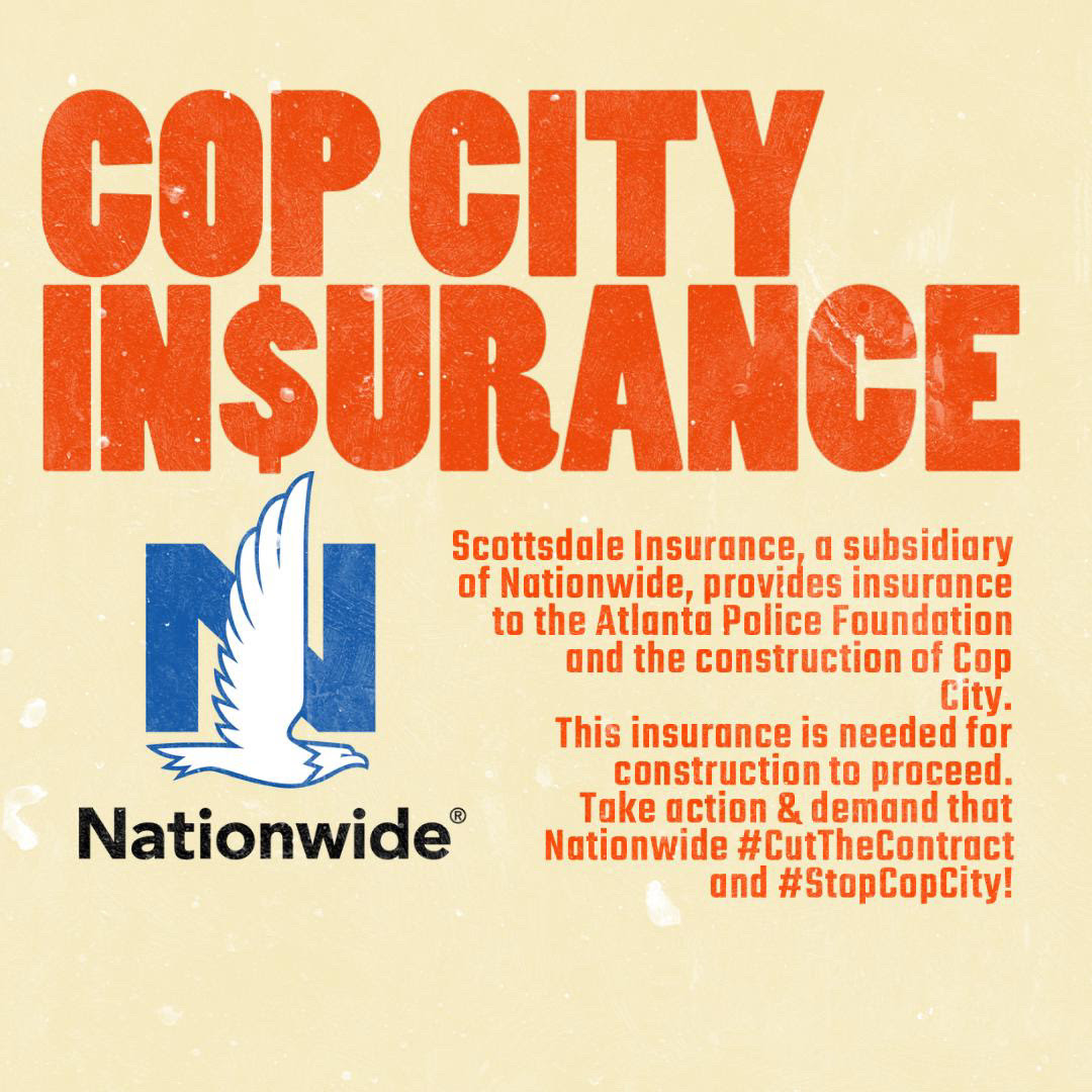 Tell Nationwide: Stop Cop City! – Wisconsin Bail Out the People Movement