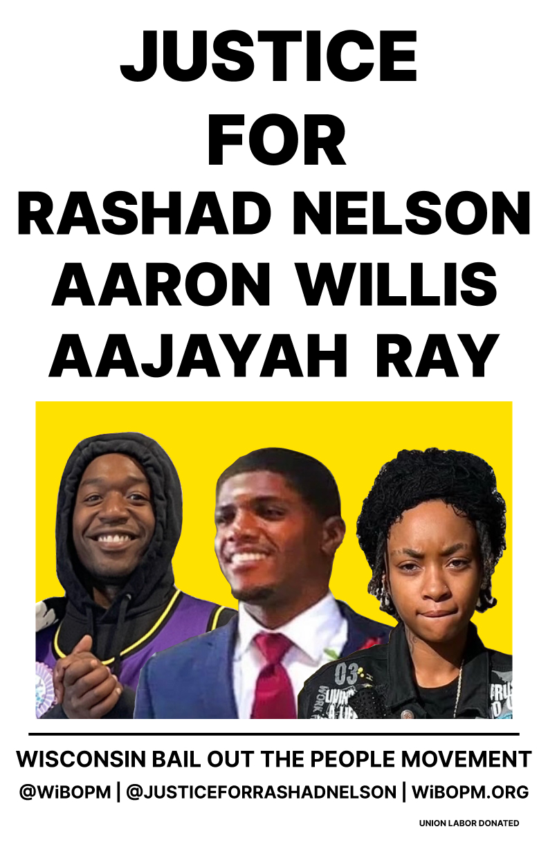 Monona, WI: Justice for Rashad Nelson, Aaron Willis, Aajayh Ray ...