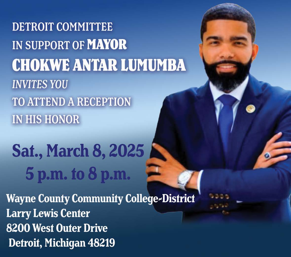 Detroit, March 8, 2025: Defend Jackson, MS Mayor Chokwe Antar Lumumba ...