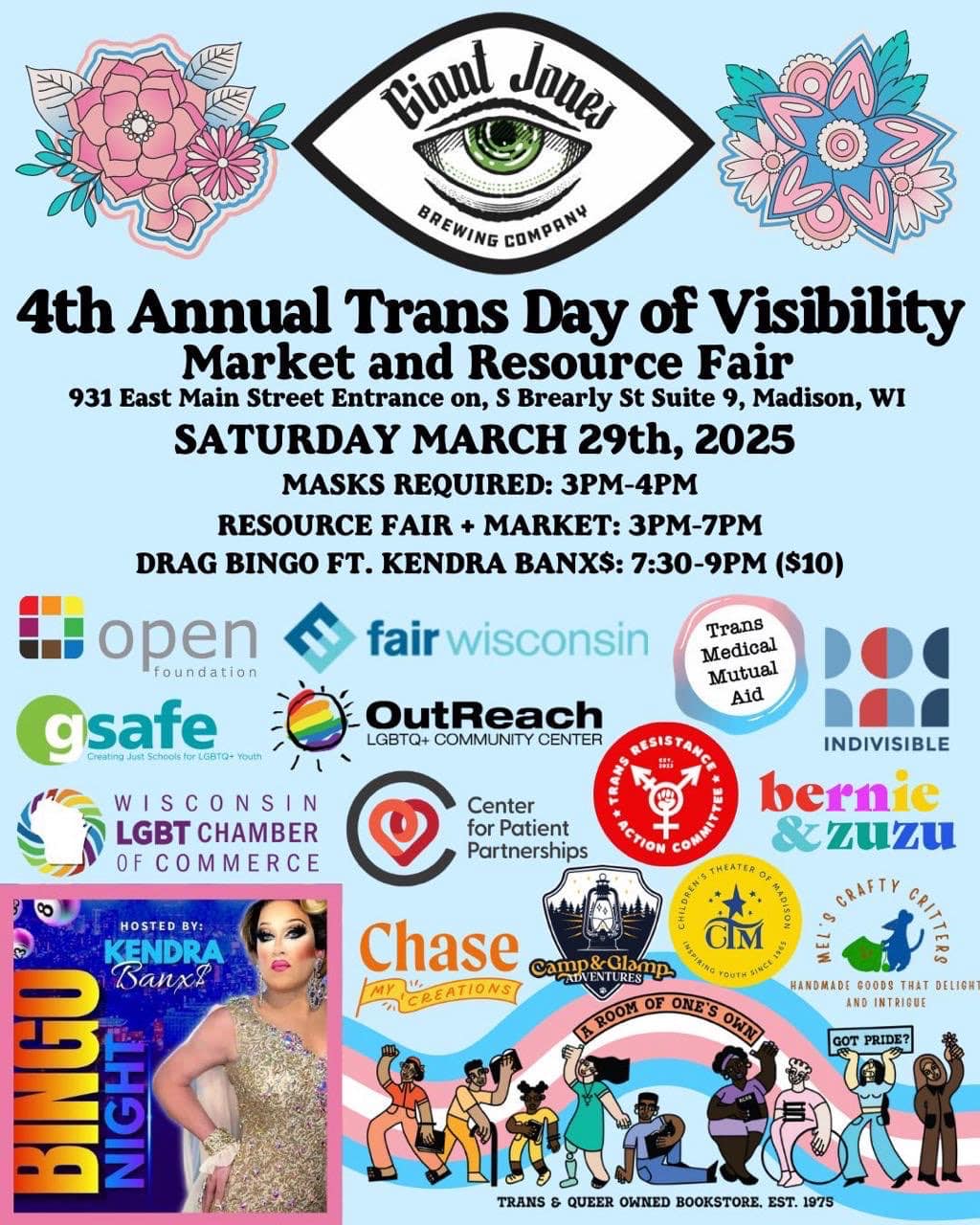 Madison, March 29, 2025: 4th Annual Trans Day of Visibility – Wisconsin ...