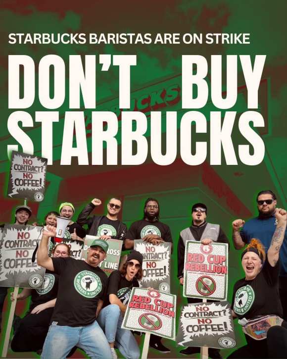 Starbucks Workers Strikes Spread Nationwide! – Wisconsin Bail Out the ...
